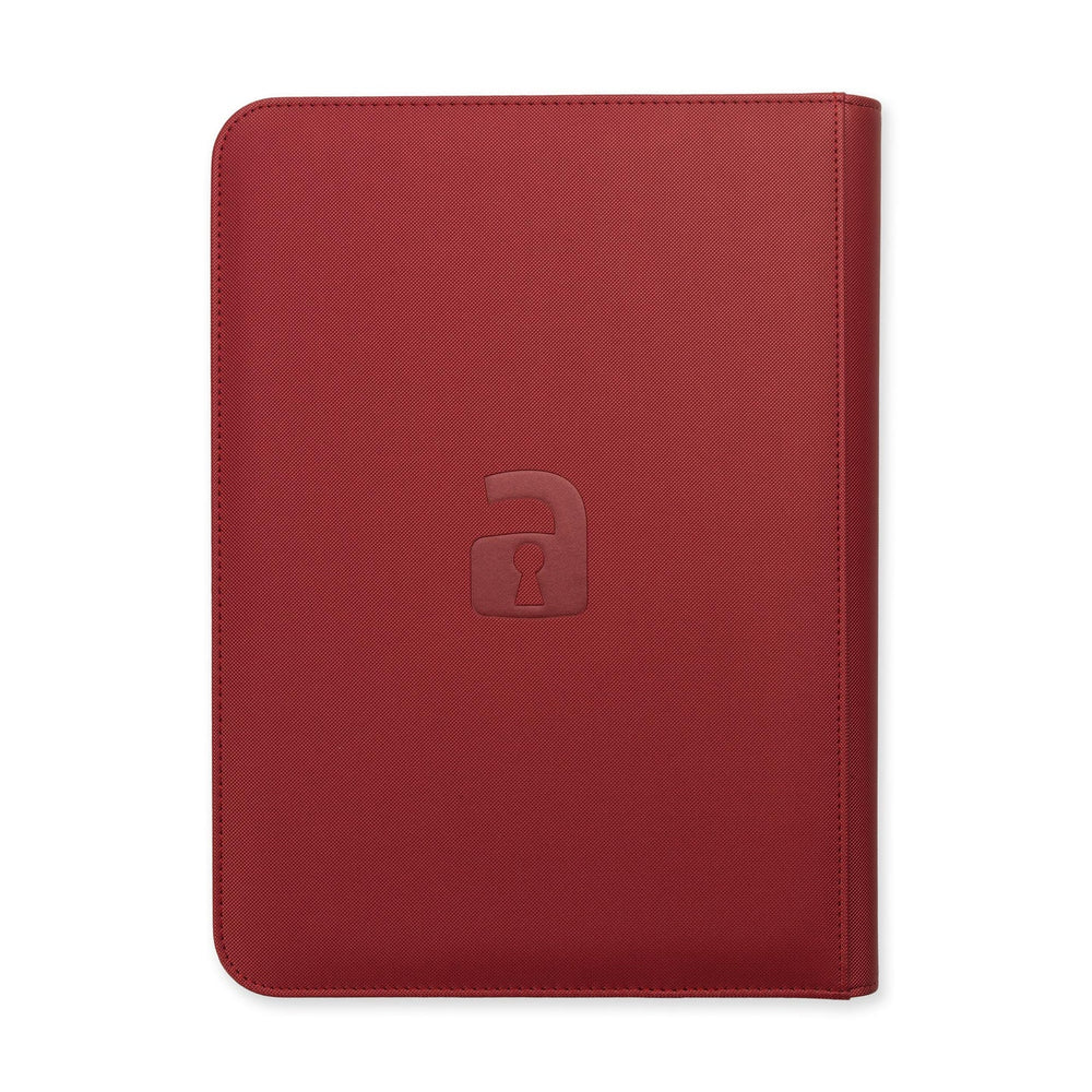 Vault X Exo-Tec Zip Binder 9-Pocket Metallic Red – stylecreep.com