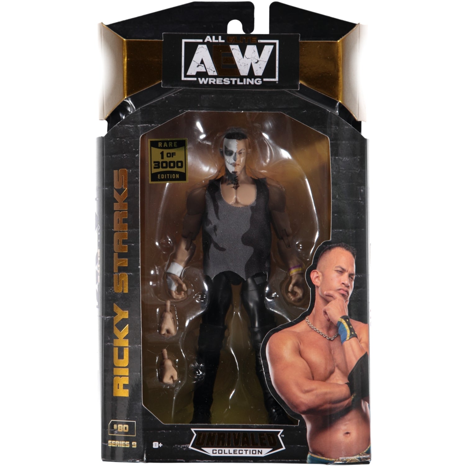 AEW0209 - Unrivaled Figure - Wave 9 - Ricky Starks - 1/3000 Chase Edit ...